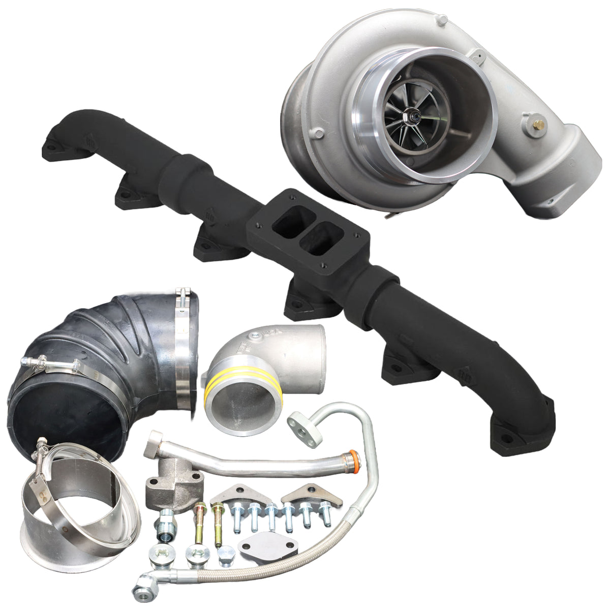 P1P Cat C15 Acert Single Turbo Conversion Kit– Position 1 Performance